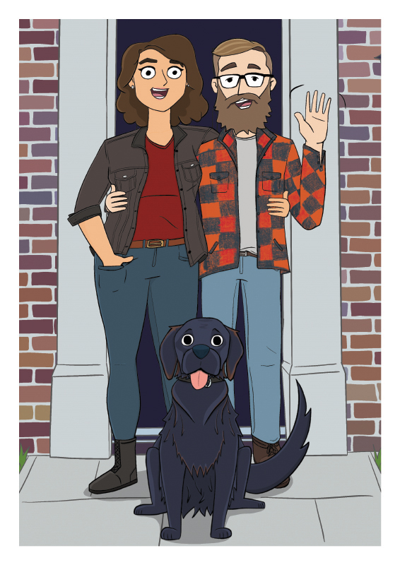 Cartoon Portraits – Edwin Burrow